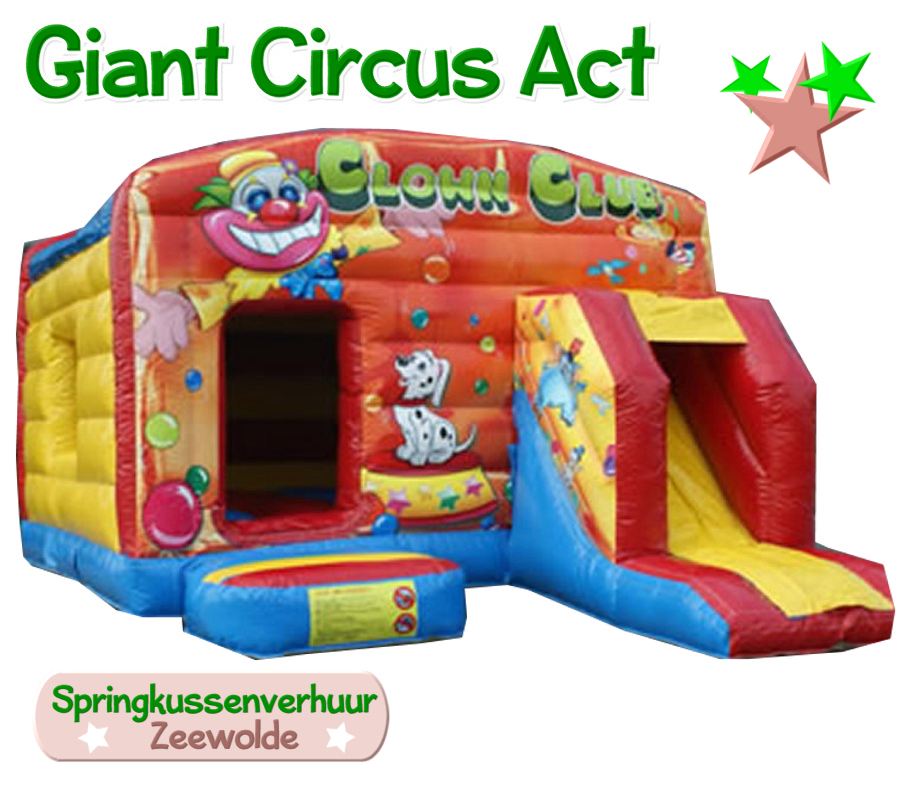 Giant Circusact - Springkussenverhuur Zeewolde